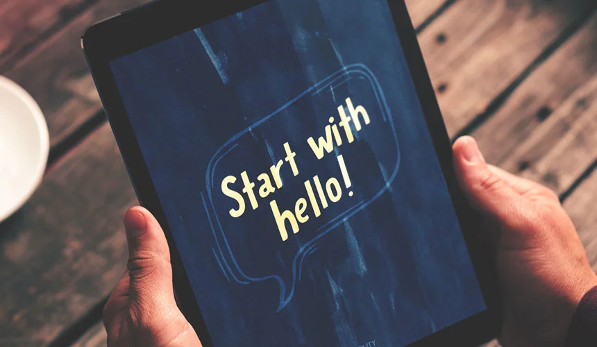 Start With Hello – Free Wallpaper – Ability Ministry