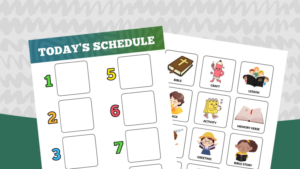 Free Visual Schedule for Disability Ministry – Ability Ministry